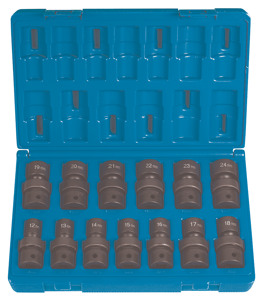 1/2"-Drive Universal Impact Socket Set | Fleet Maintenance