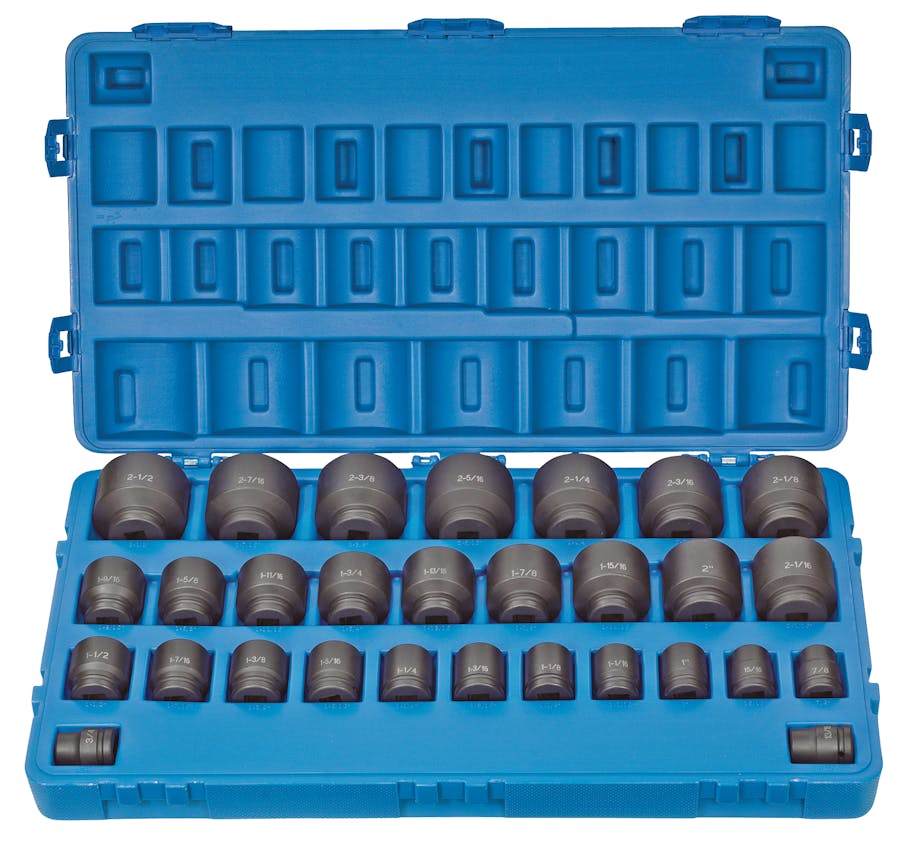 3/4" Drive Master 6-point Impact Socket Sets | Fleet Maintenance