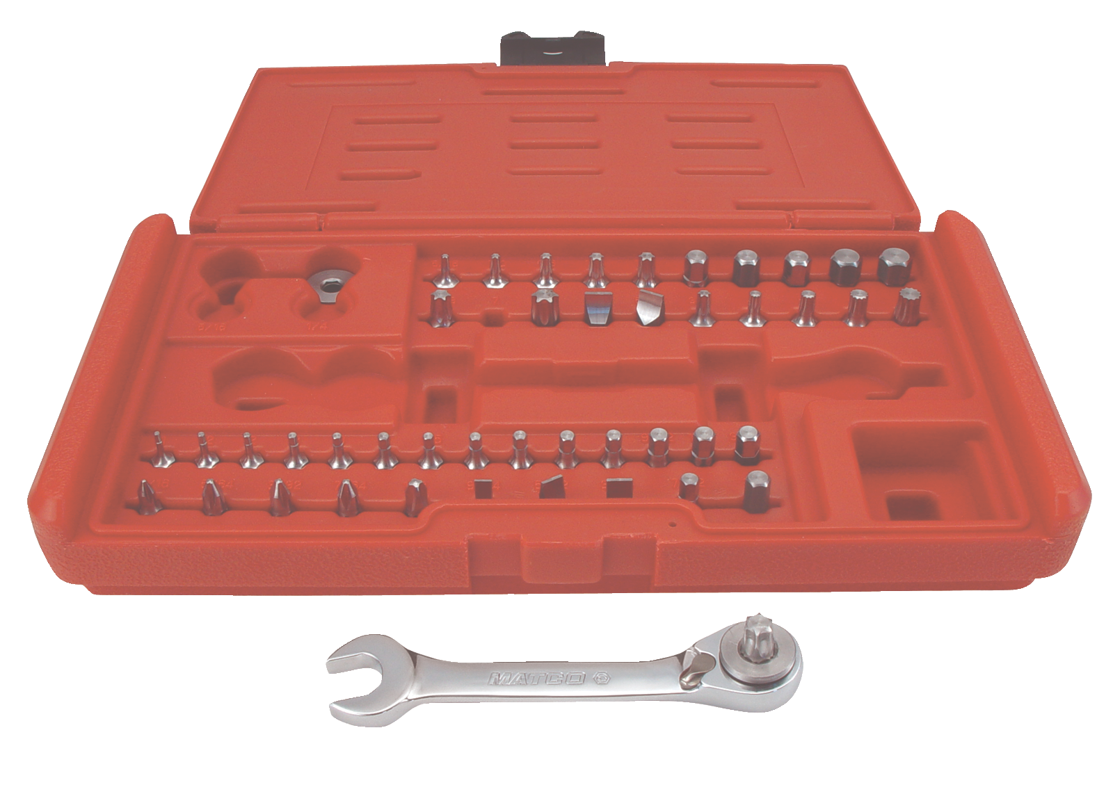 45-piece Stubby Wrench Bit Set | Fleet Maintenance