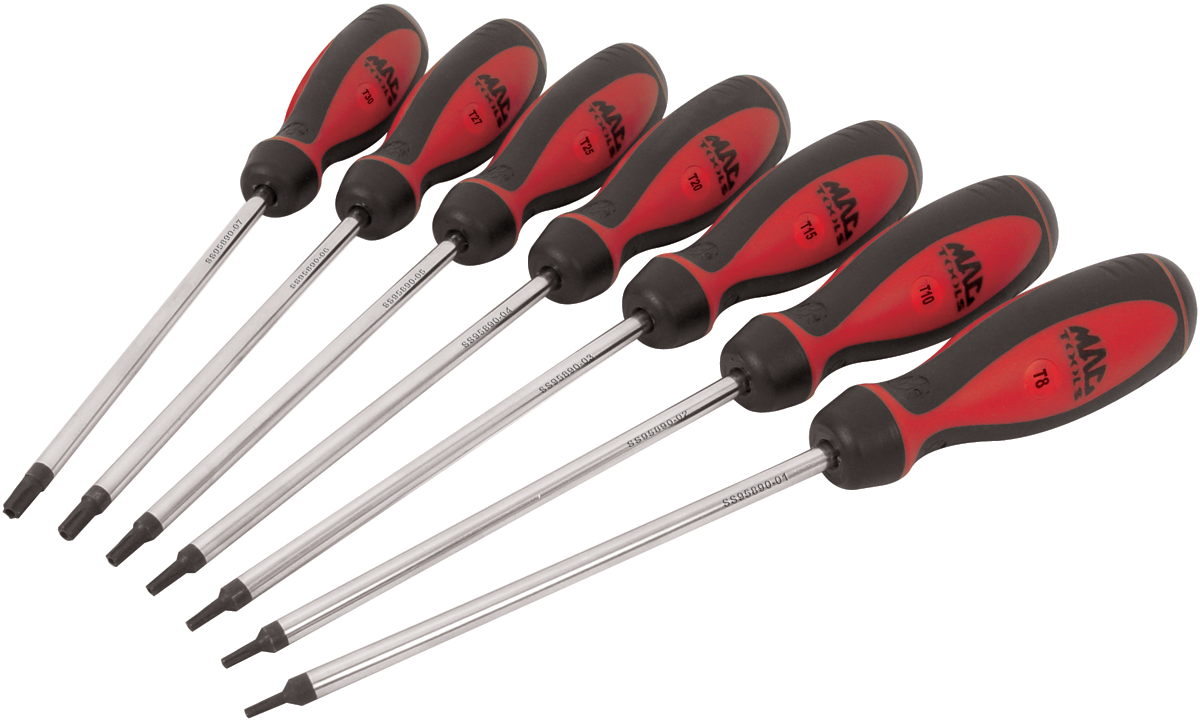 7-piece Long, Tamper Resistant Star Drive Set No. SSTP7LB | Fleet ...