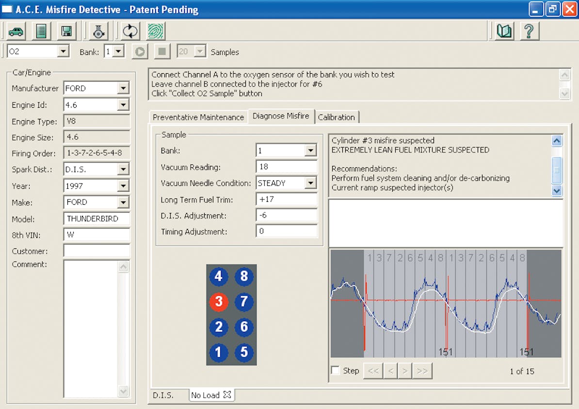 ACE Misfire Detective software | Fleet Maintenance