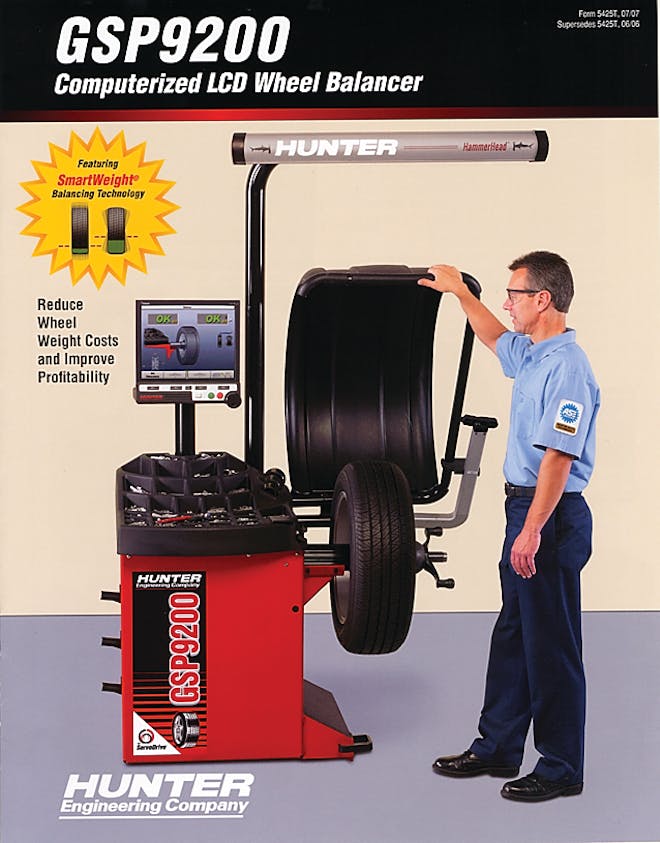 GSP9200 Wheel Balancer brochure | Fleet Maintenance