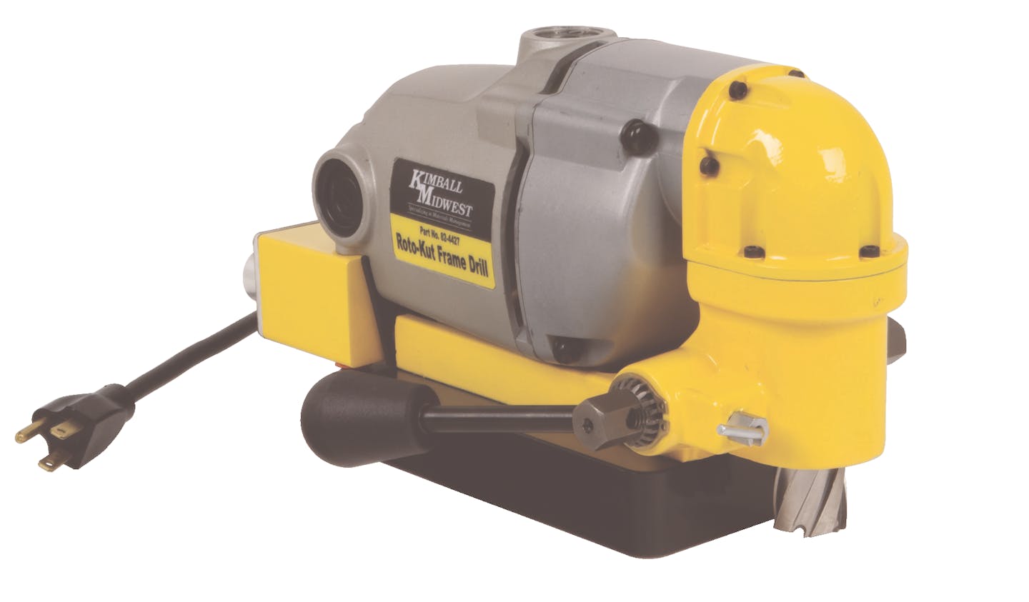 mag-base frame drill and cutters | Fleet Maintenance