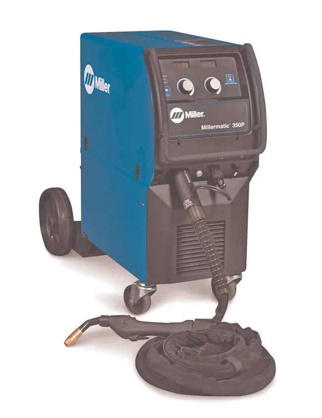 Millermatic 350P all-in-one MIG/Pulse MIG welder | Fleet Maintenance