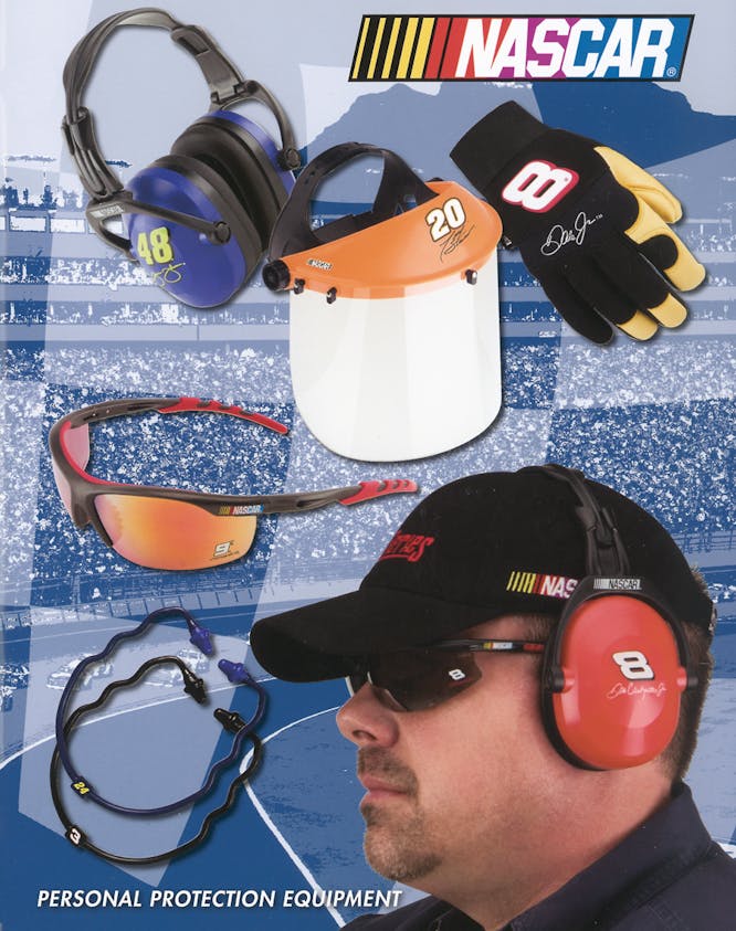 Nascar-themed personal protection equipment catalog | Fleet Maintenance