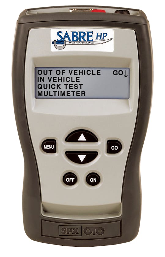 SABRE HP hand-held battery tester | Fleet Maintenance
