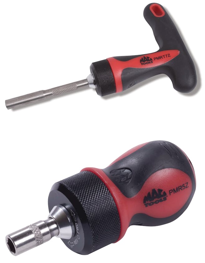 Stubby Ratcheting Screwdriver PMR5Z and T-Handle Ratcheting Screwdriver ...