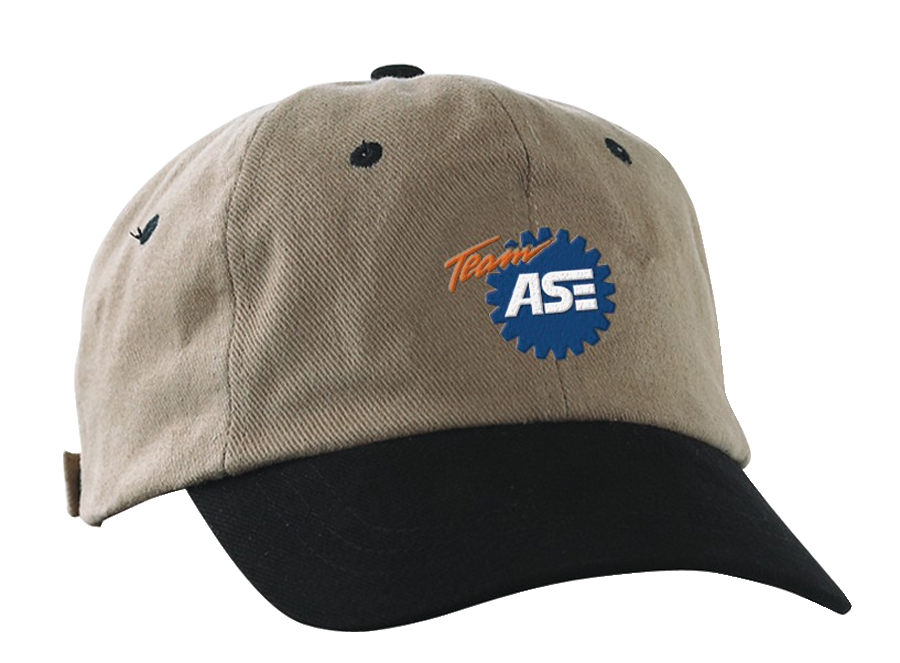 Team ASE Brushed Twill Cap | Fleet Maintenance