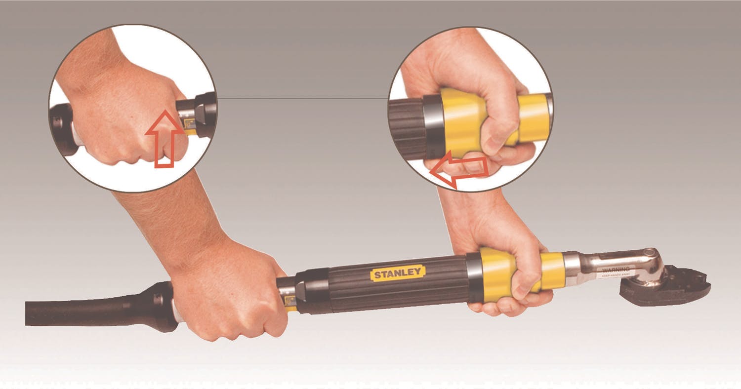 two-handed start option on DC electric nut runners | Fleet Maintenance