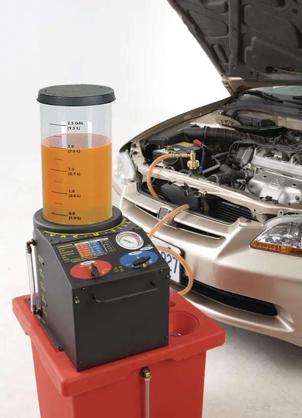 Vacufill coolant exchanger | Fleet Maintenance