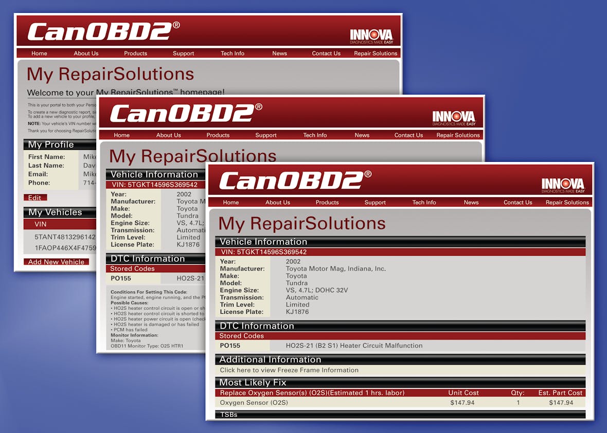 CanOBD2.com website | Fleet Maintenance