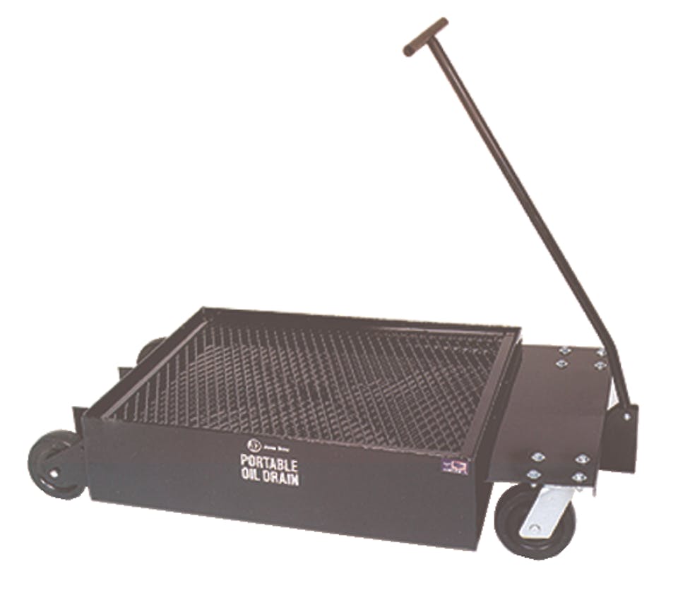 JDI-LP4 17-Gallon Low Profile Portable Oil Drain | Fleet Maintenance