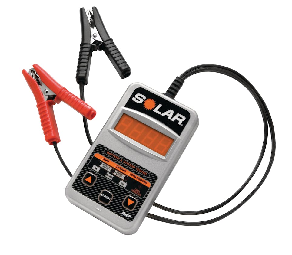 SOLAR BA7 12V digital battery and system tester | Fleet Maintenance