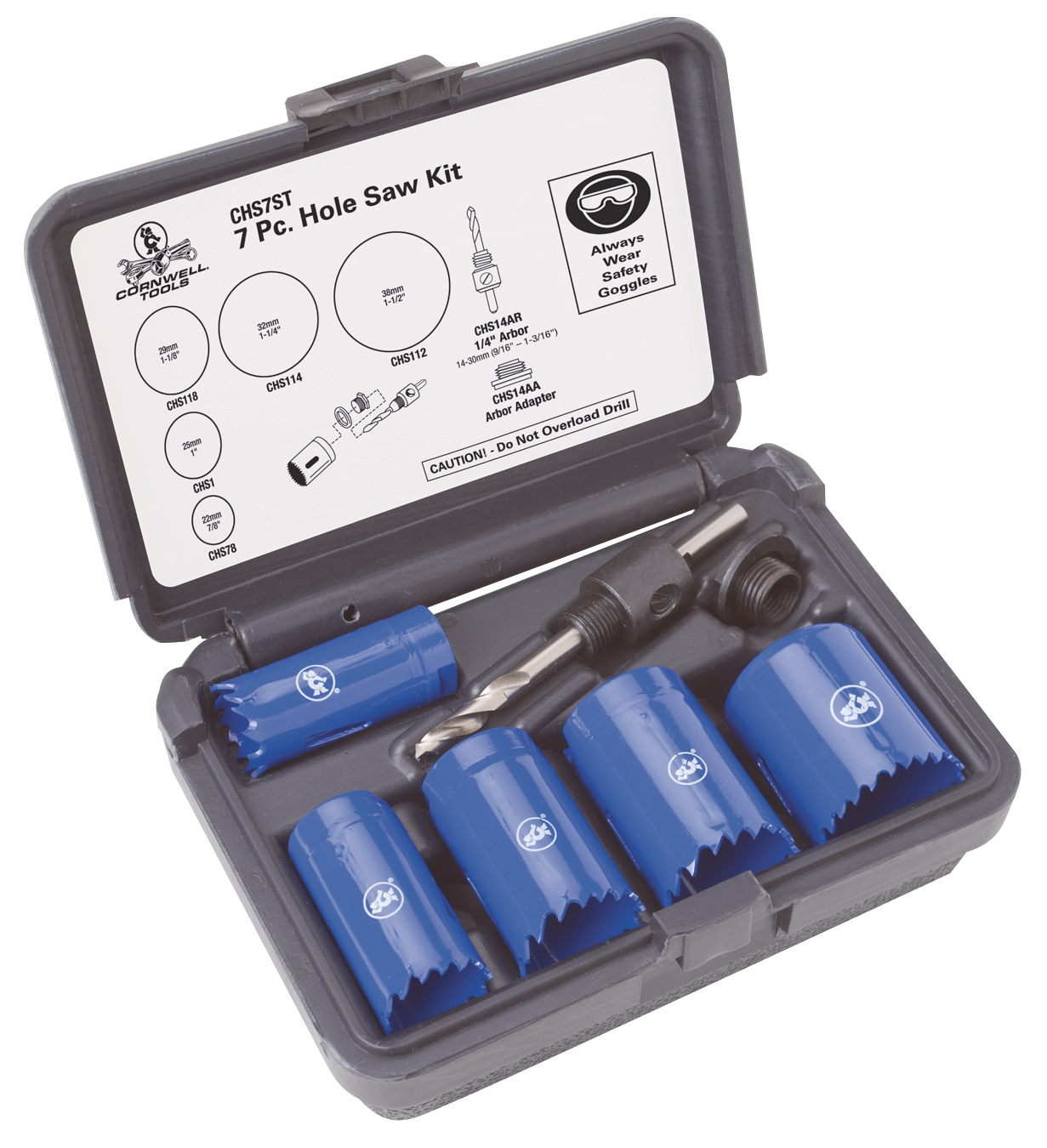7-pc. Handyman’s Hole Saw Kit, No. CHS7ST | Fleet Maintenance
