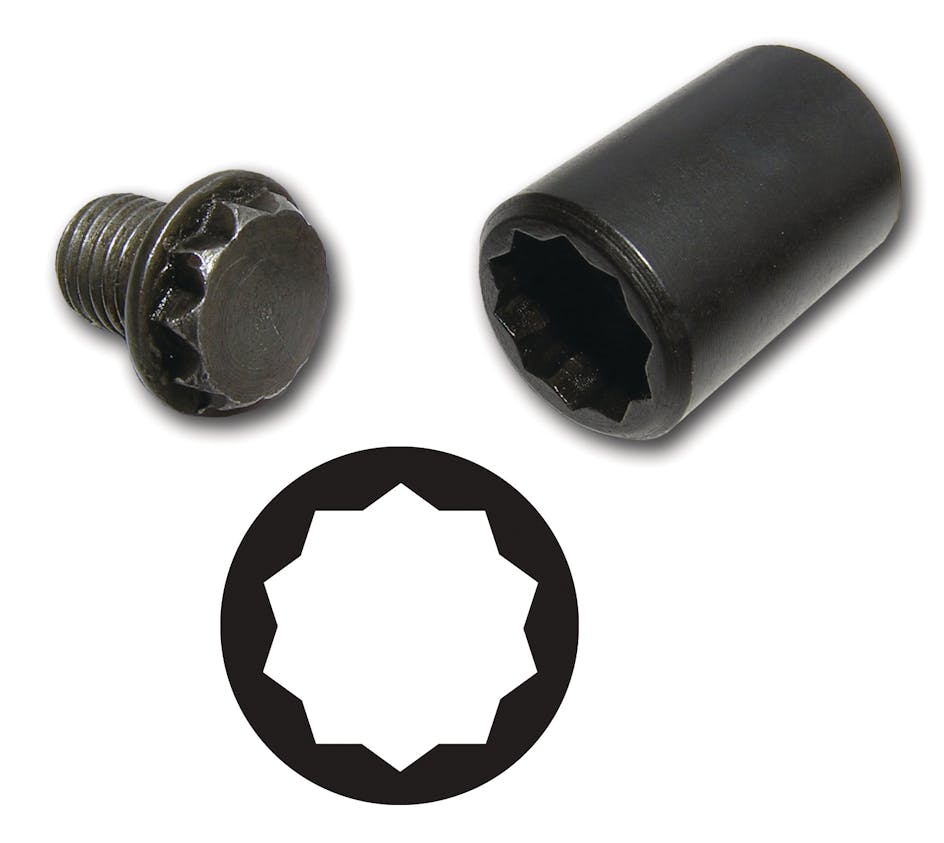 10-point Mistubishi/Dodge socket, No. V10PT | Fleet Maintenance