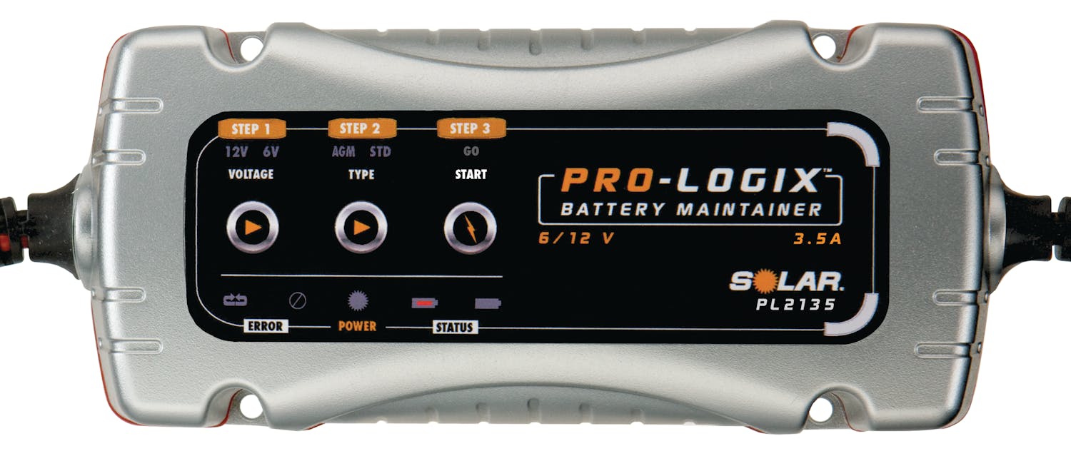 Solar 6V/12V 3.5-amp Pro-Logix Battery Maintainer, No. PL2135 | Fleet ...