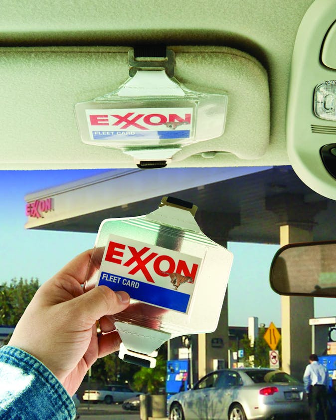 VisorWallet plastic card holder | Fleet Maintenance