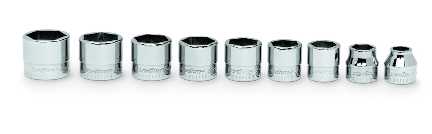 9-pc. Low Profile Socket Sets, Nos. 209RF and 209RFSM | Fleet Maintenance