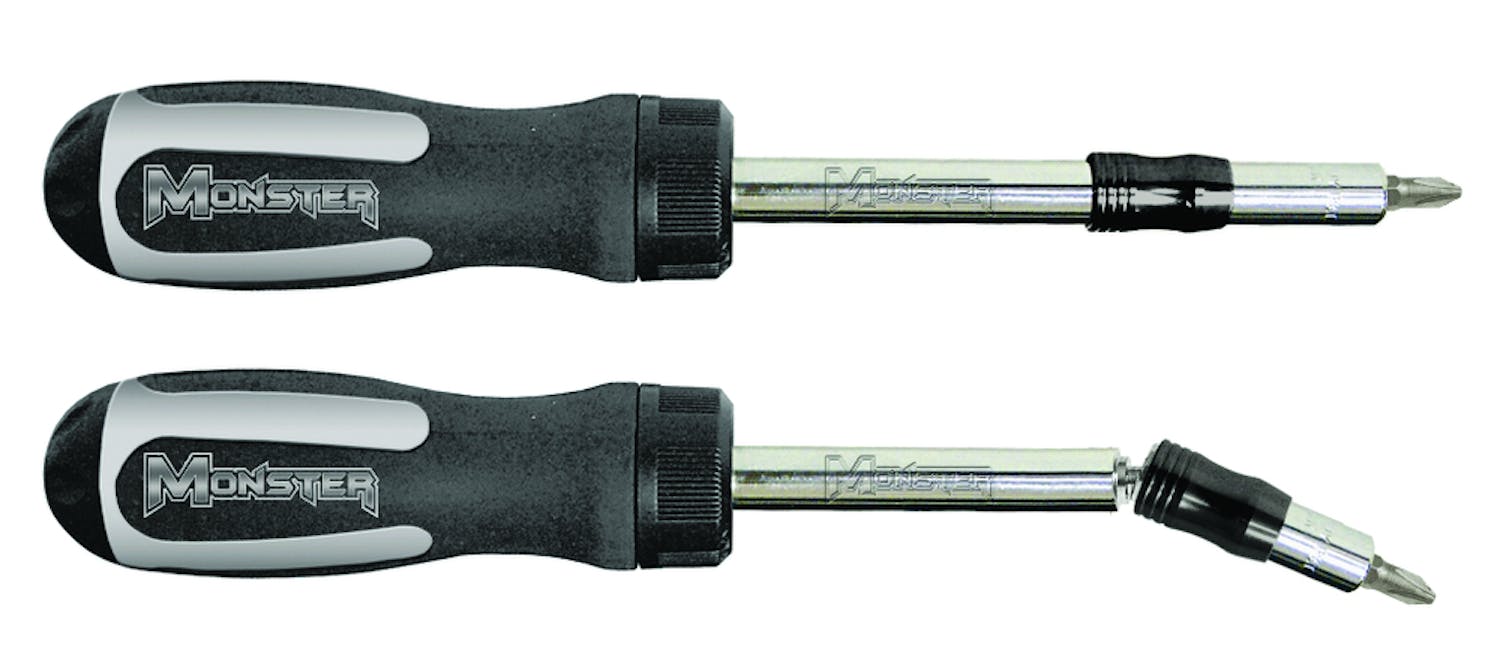 Ratcheting Swivel Screwdriver, No. MSTSRS10 | Fleet Maintenance