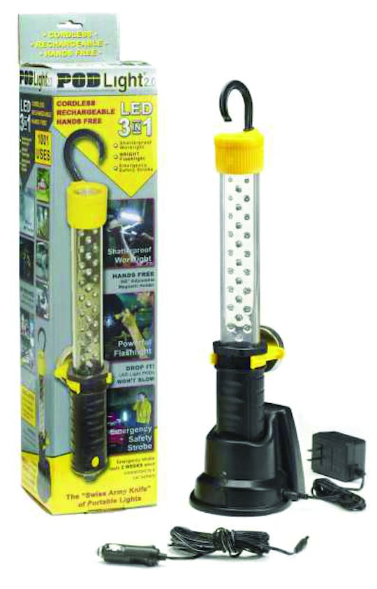 PODLight 3-in-1 rechargeable LED work light | Fleet Maintenance