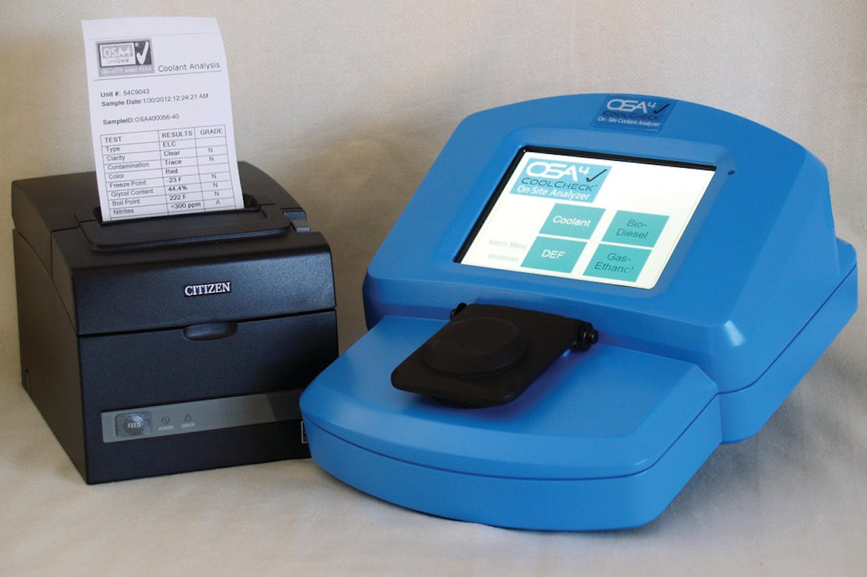 OSA4 CoolCheck Coolant Analyzer | Fleet Maintenance