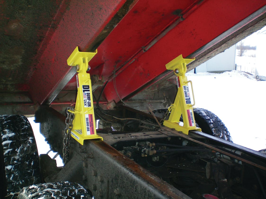 Dump-Lok DL-105 Safety Support Device | Fleet Maintenance