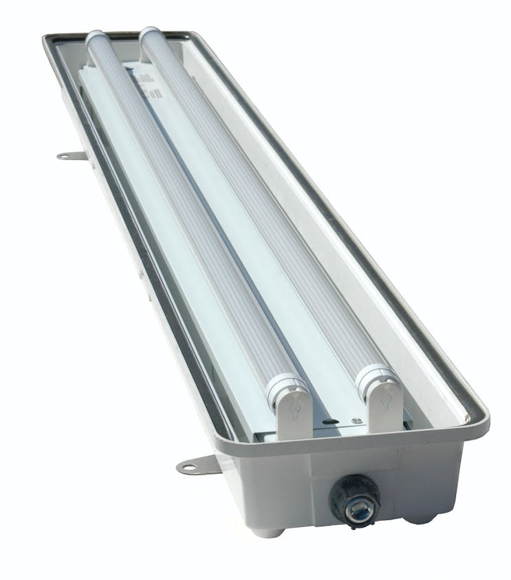 Explosion-proof LED emergency light, No. HALP-EMG-48-2L-LED | Fleet ...