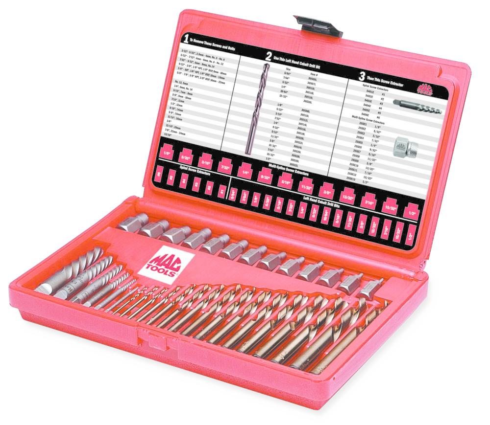 35-Pc. Master Extractor Set, No. 35LHDES | Fleet Maintenance