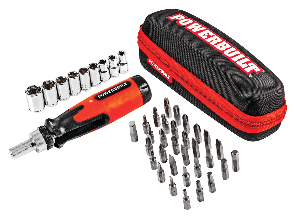 Powerbuilt Folding Quick T T-handle Driver and Universal Socket Sets ...