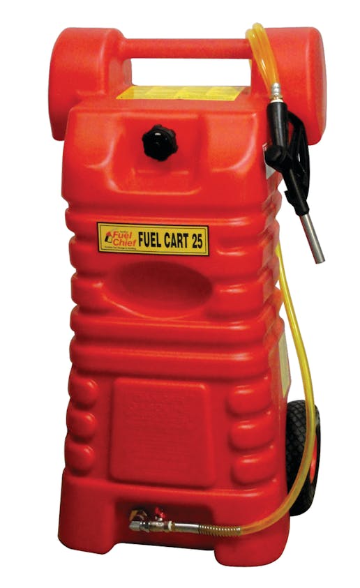 Fuel Chief 25-Gallon Portable Poly Fuel Cart | Fleet Maintenance