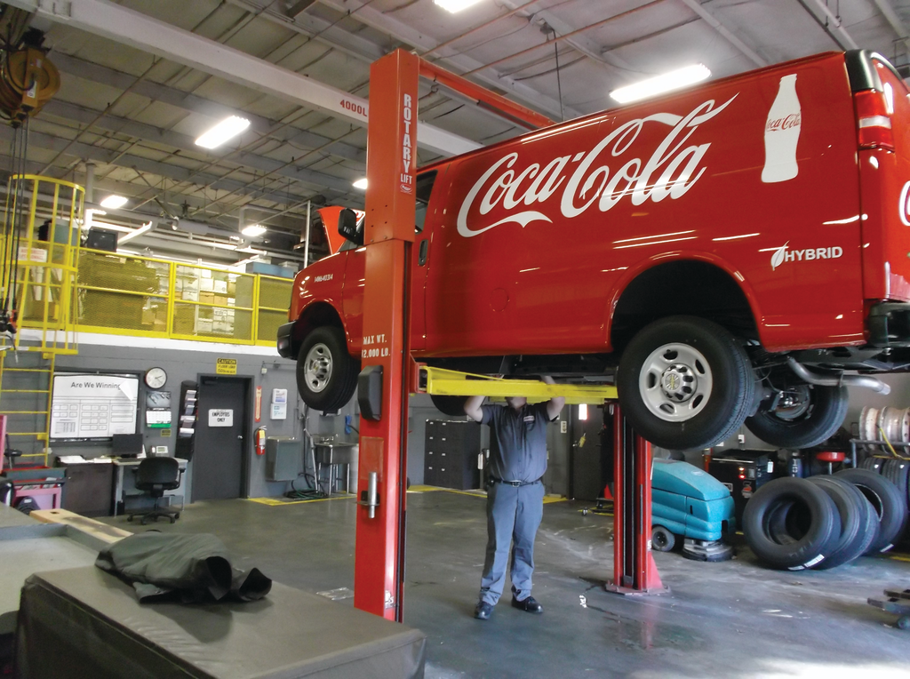 Coca-Cola service vans going hybrid electric | Fleet Maintenance