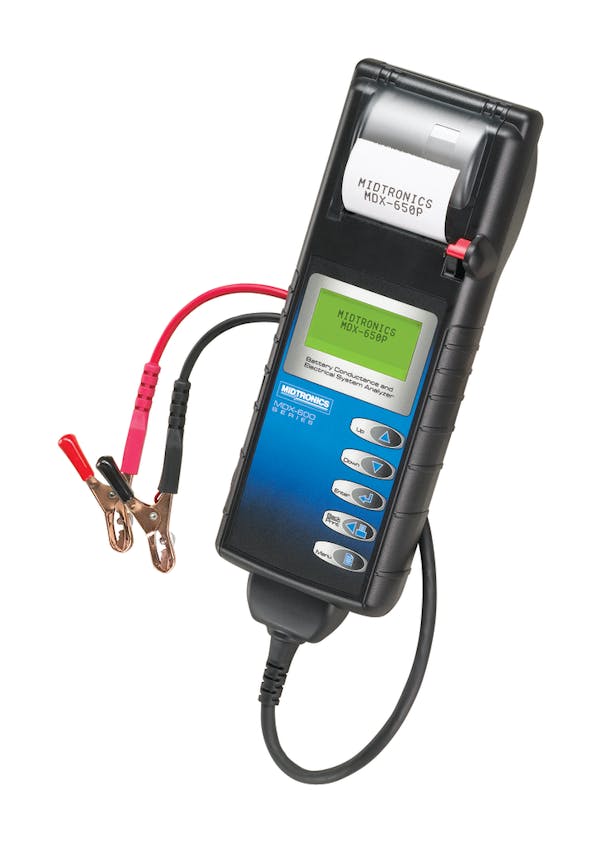 Battery Conductance & Electrical System Analyzer, No. MDX-650P | Fleet ...