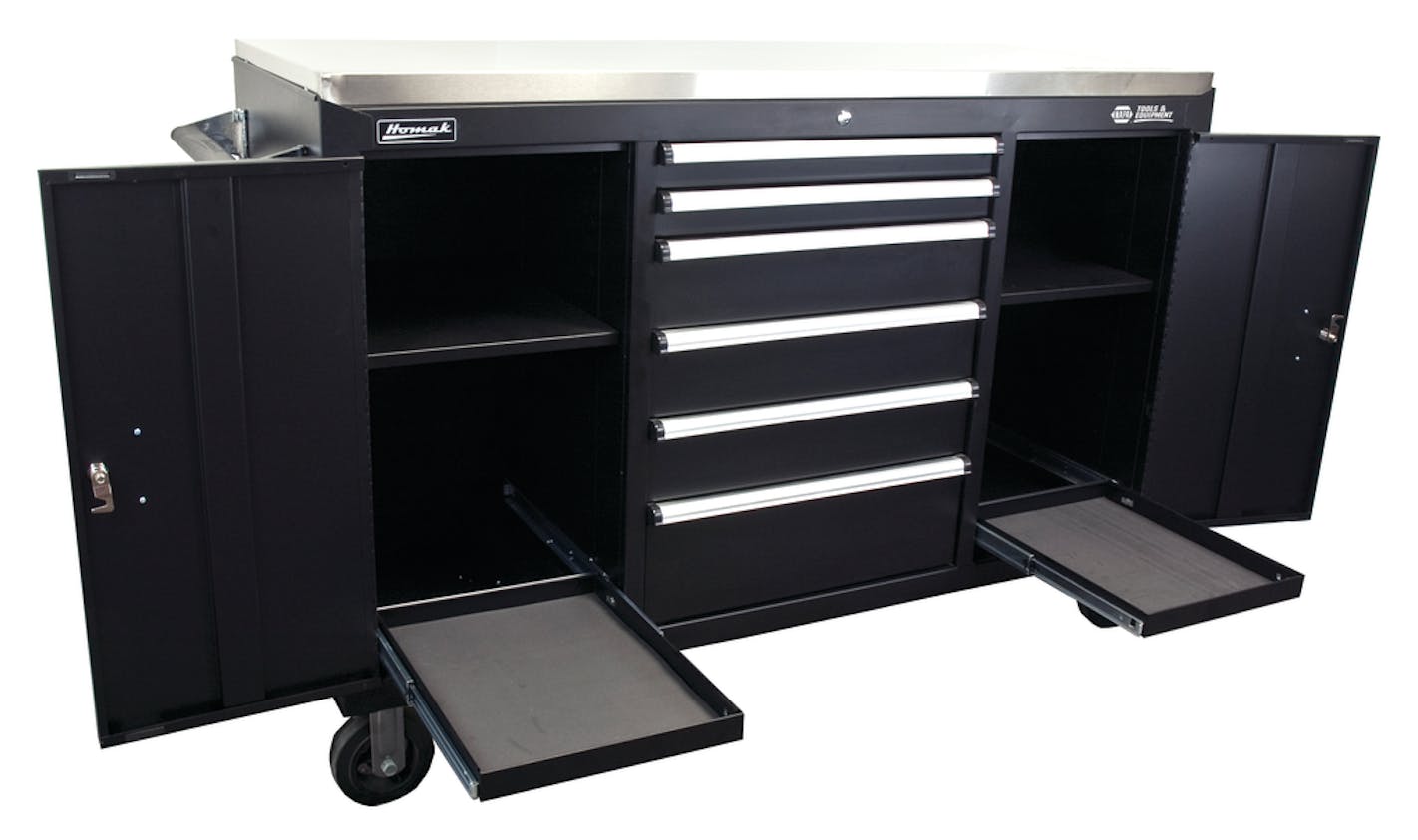 60" Stainless Steel Top Rolling Cabinet | Fleet Maintenance