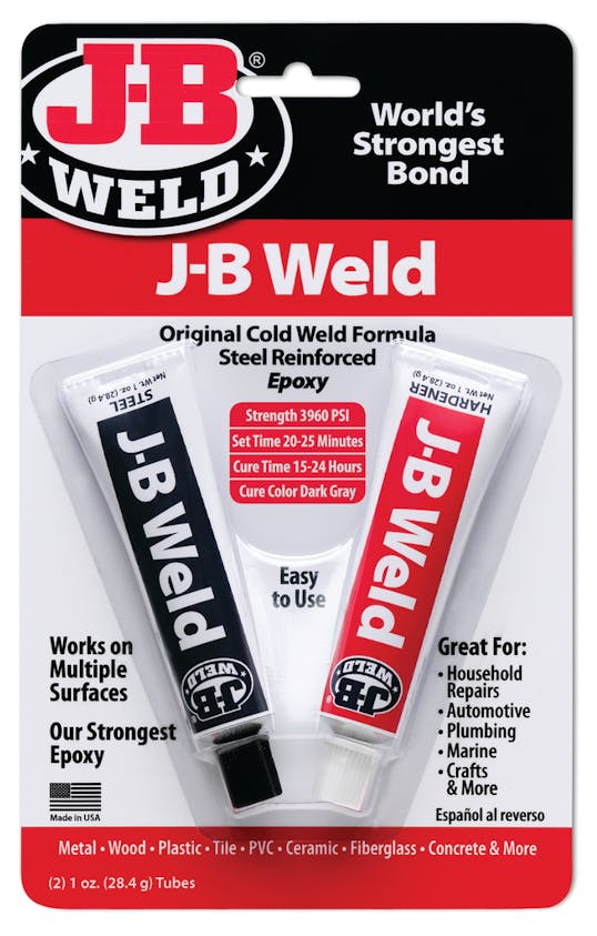 J-B Weld Cold Weld Two-Part Epoxy System | Fleet Maintenance