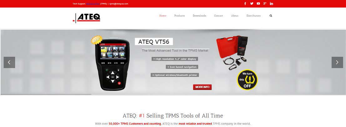 ATEQ TPMS Tools' website www.ateqtpm.com | Fleet Maintenance