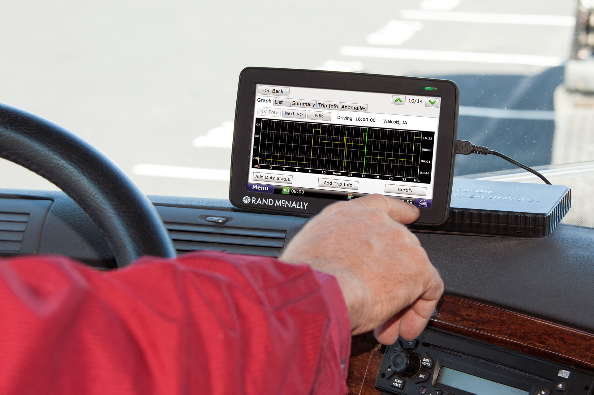 HD 100 fleet management device | Fleet Maintenance