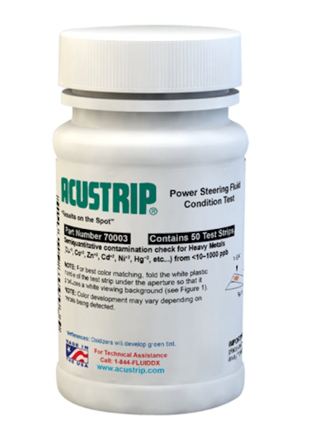 Low Levels Metals Test, No. 70003 | Fleet Maintenance