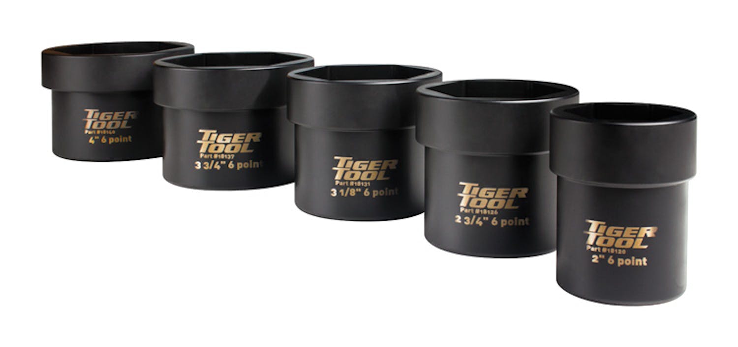 6 Point Axle Nut Socket Set Fleet Maintenance