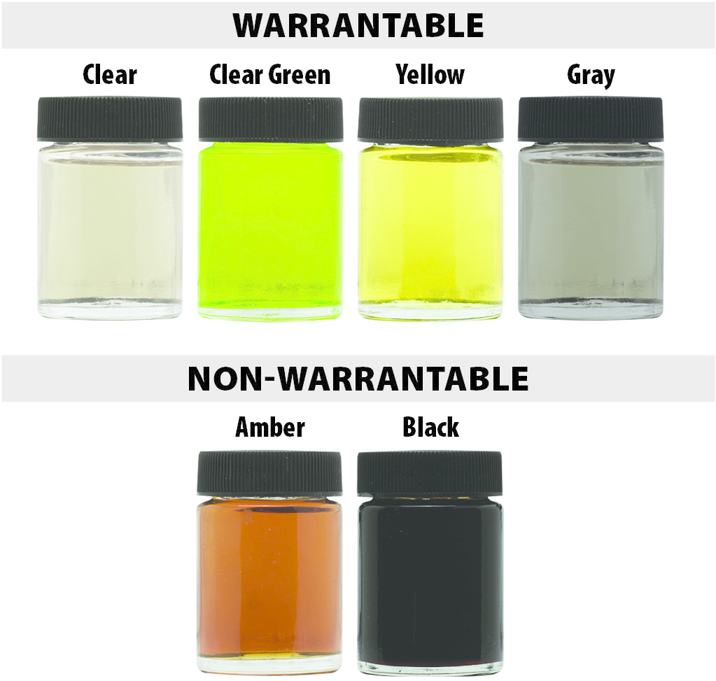 What Color Is Ac Fluid In Car