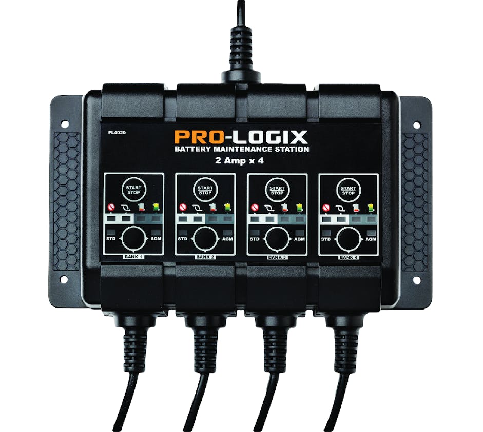 SOLAR PRO-LOGIX 2A by 4 channel 12V battery maintenance station, No ...