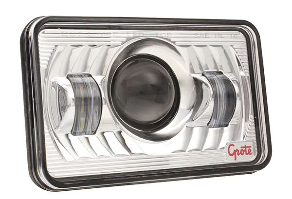 Grote launches new 4x6 LED headlights at AAPEX | Fleet Maintenance