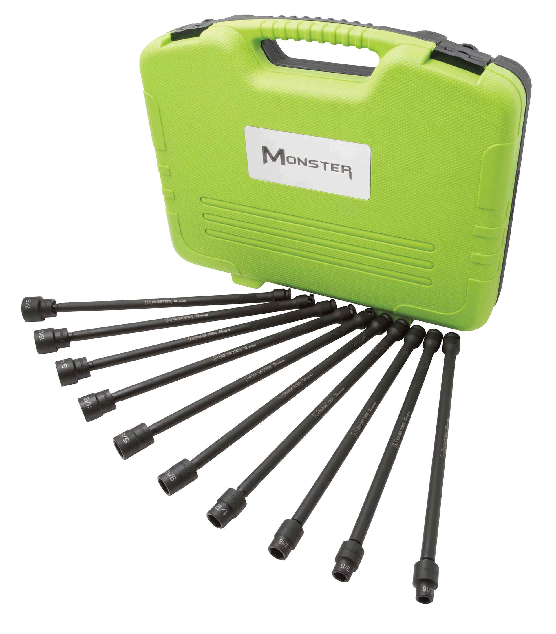 XXL 3/8” drive impact swivel socket sets, Nos. MST99777 and MST99789 ...