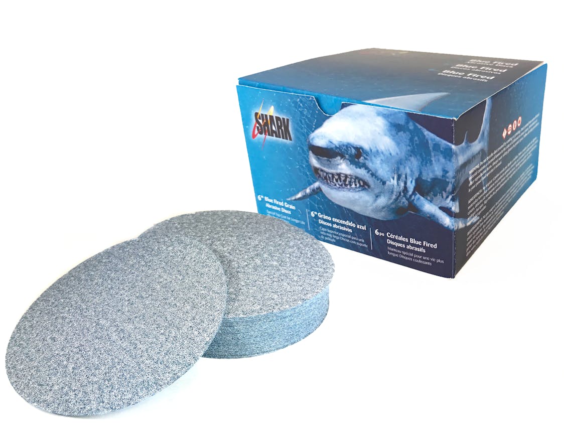 Blue Fired film backed 6” Sanding Discs | Fleet Maintenance