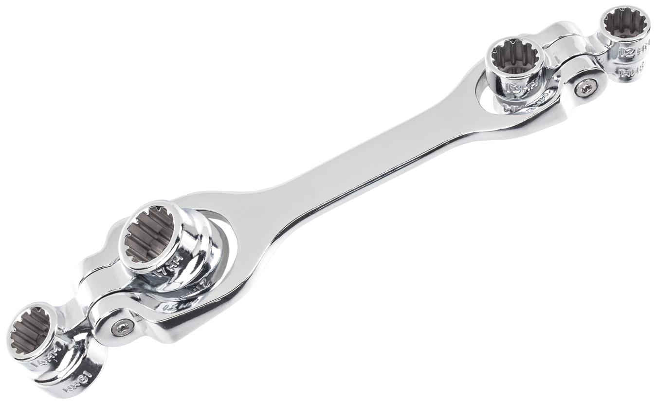 8-in-1 SAE & Metric oil drain plug swivel wrench set | Fleet Maintenance