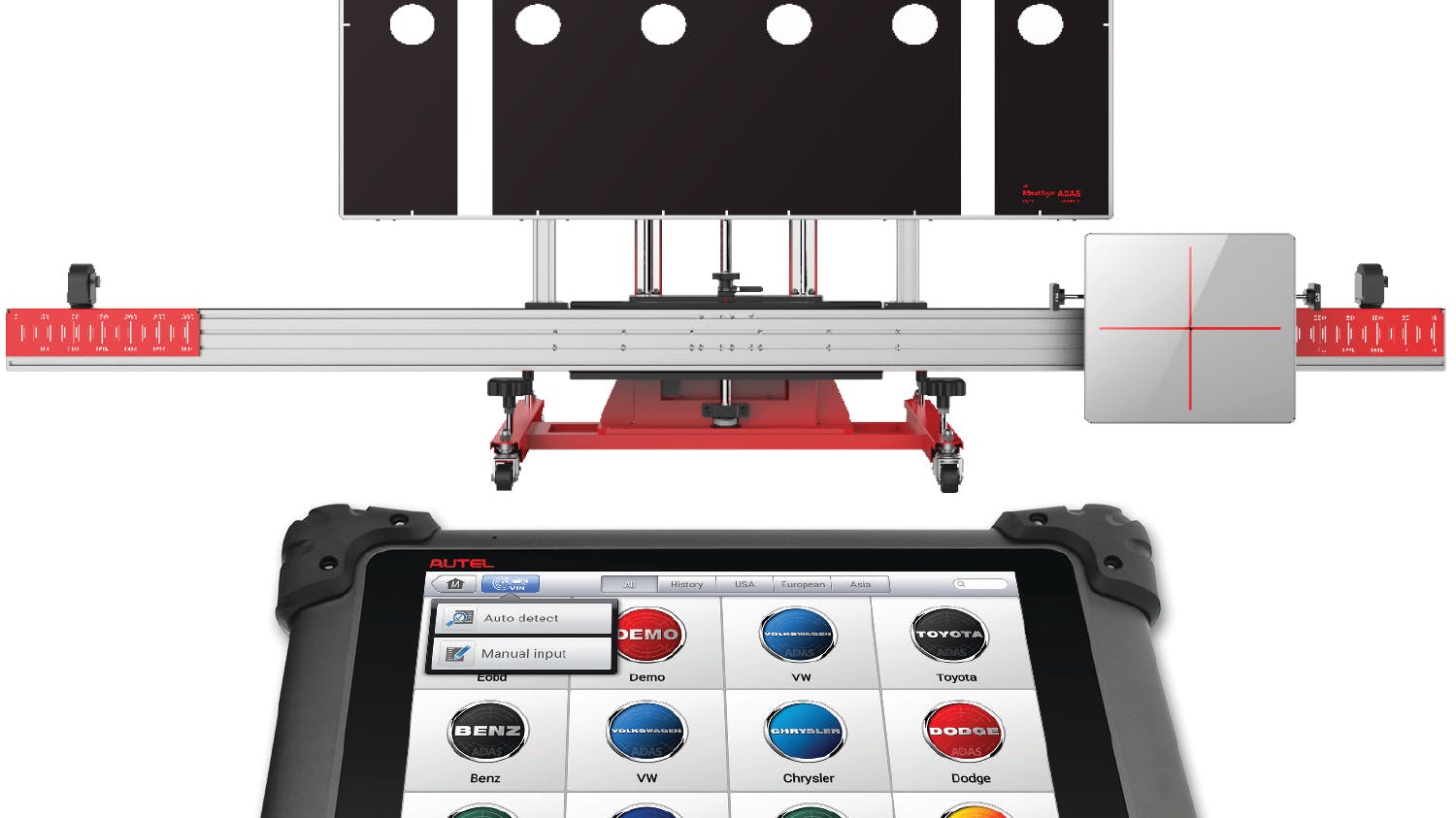 MaxiSYS ADAS Calibration Tool Package | Fleet Maintenance MaxiSYS ADAS Calibration Tool Package | Fleet Maintenance