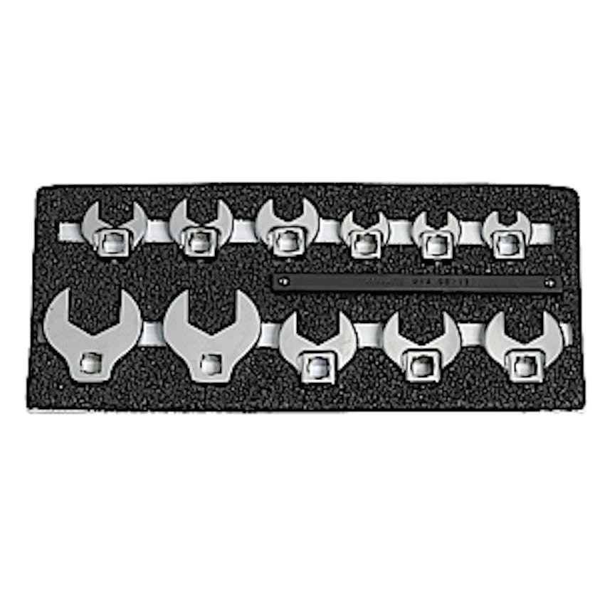 12-pc Crowfoot Wrench Set, No. CFW12PFS | Fleet Maintenance