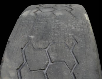 Image examples of commercial truck tire wear by type | Fleet Maintenance