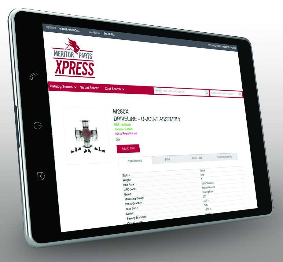 Meritor enhances e-commerce platform to improve aftermarket parts ...
