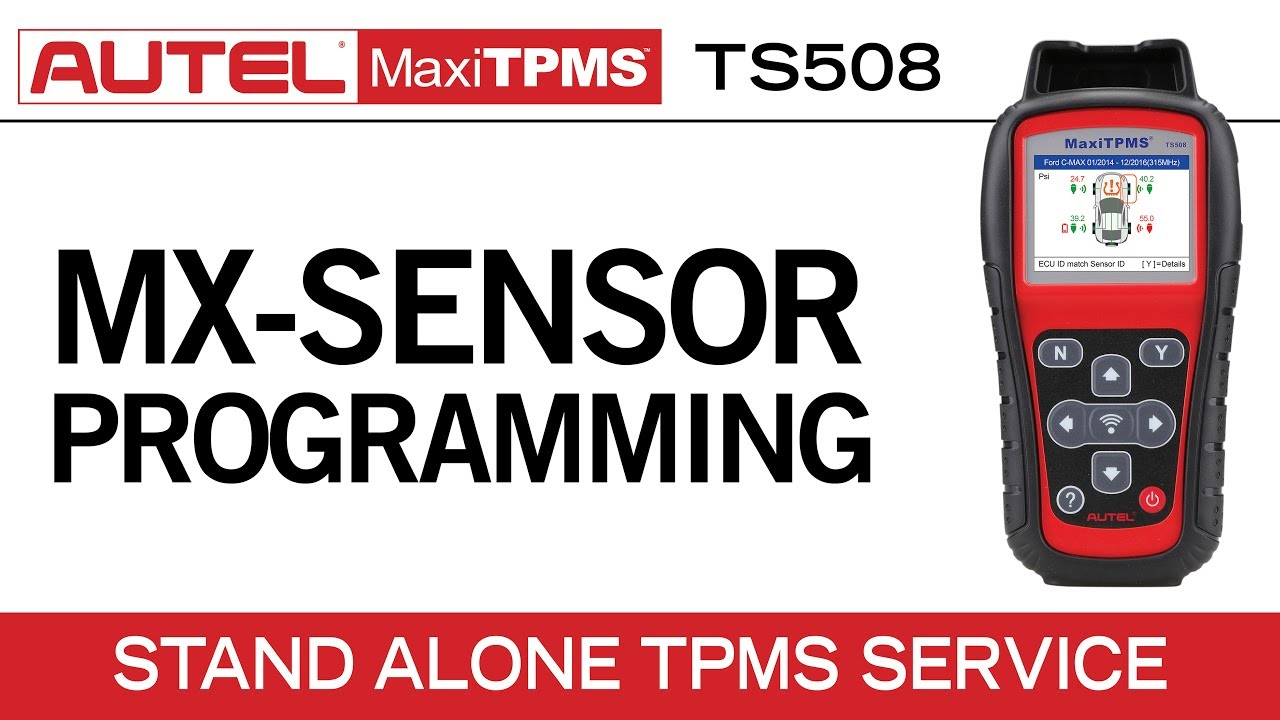 VIDEO: Autel MaxiTPMS TS508 — MX-Sensor Programming | Fleet Maintenance
