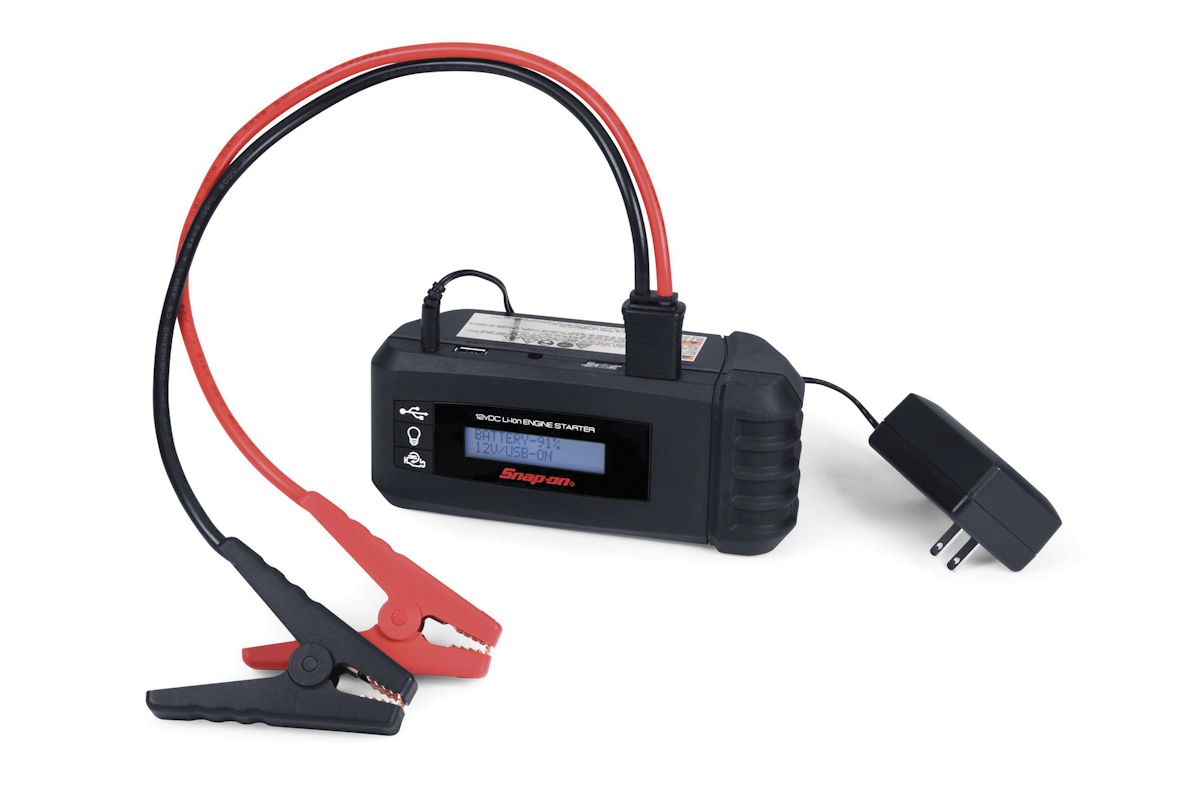 12V Li-Ion Compact Engine Starter/USB Charger and Light, No. EEJP201MBK ...